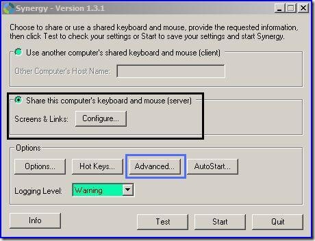 Chau Chee Yang Technical Blog: Synergy: Control machines with one set ...